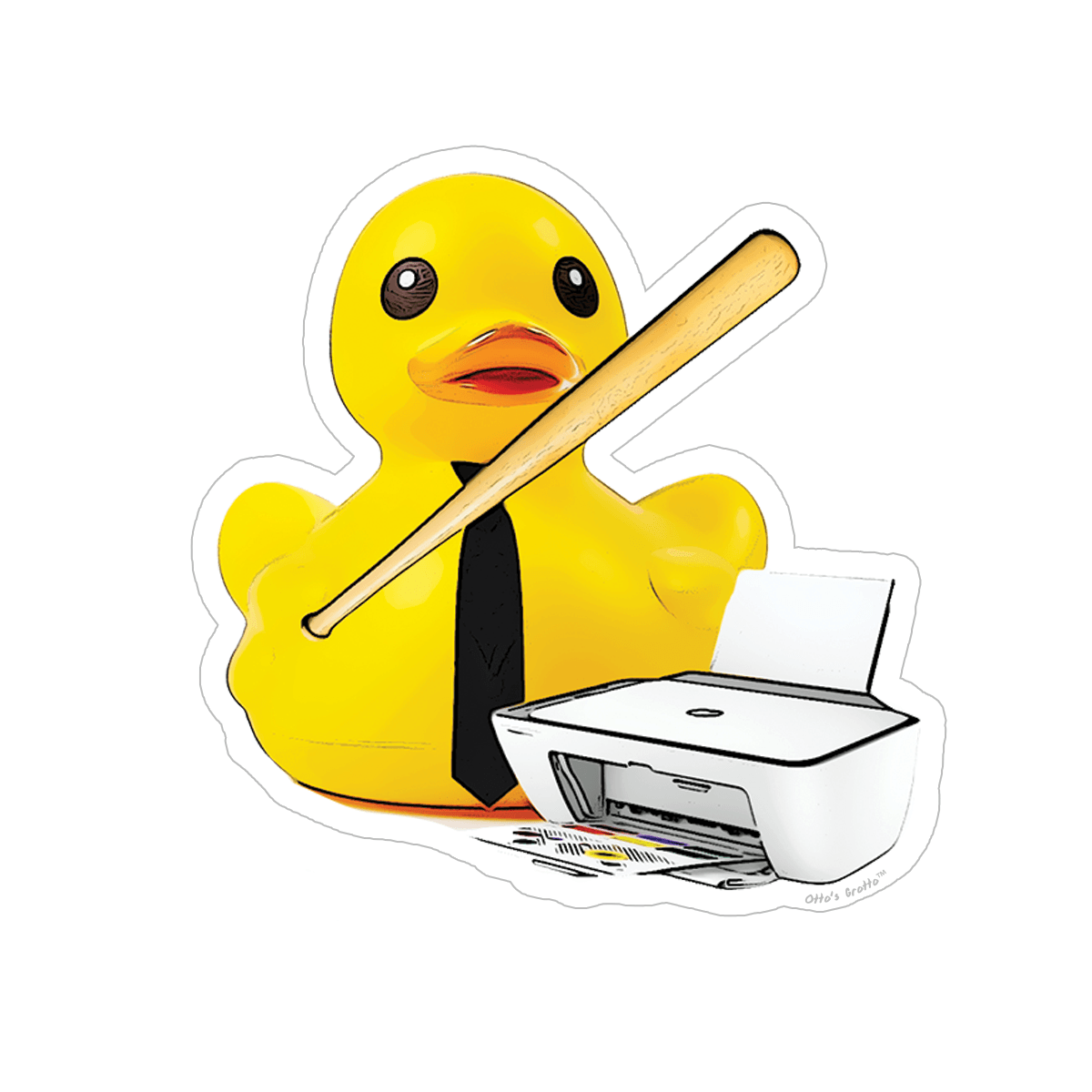 Office Duck Sticker – Ottos Grotto :: Stickers For Your Stuff