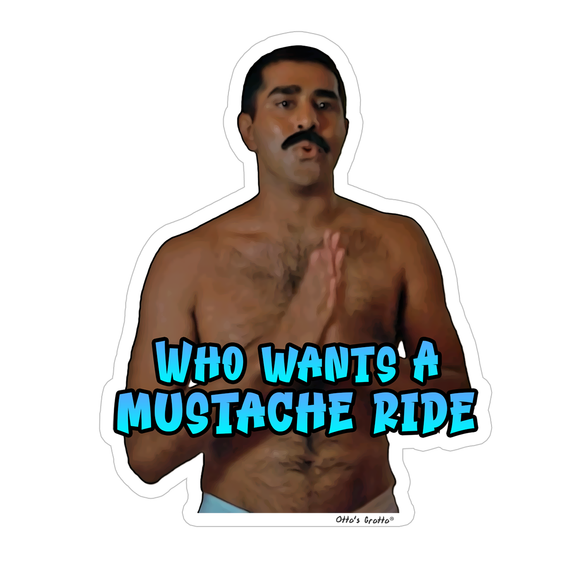 Super Troopers Ramathorn Sticker Mustache Ride – Ottos Grotto ...