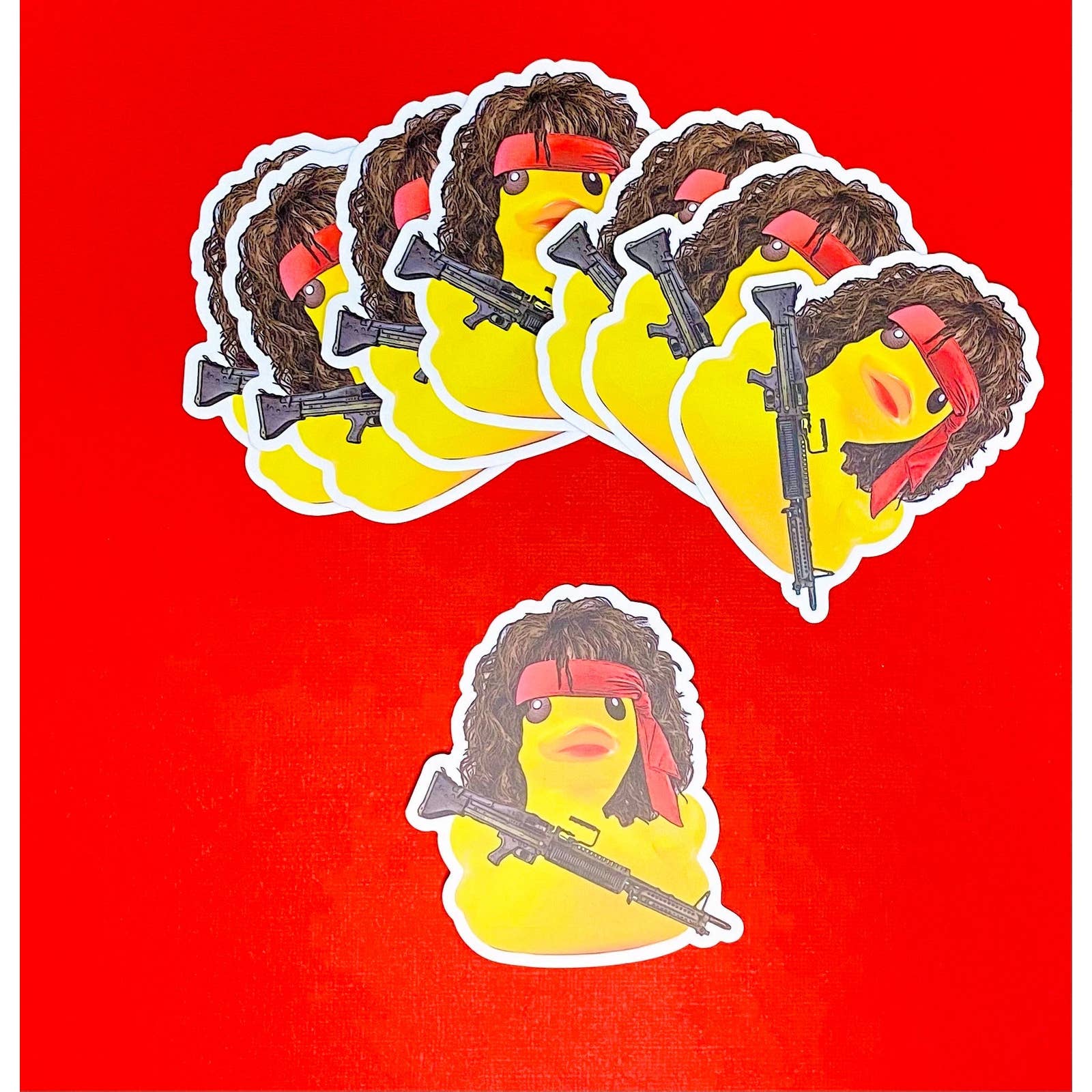 Funny Duck Sticker - Rubber Duck Stickers, Duck Sticker For Bumper or ...