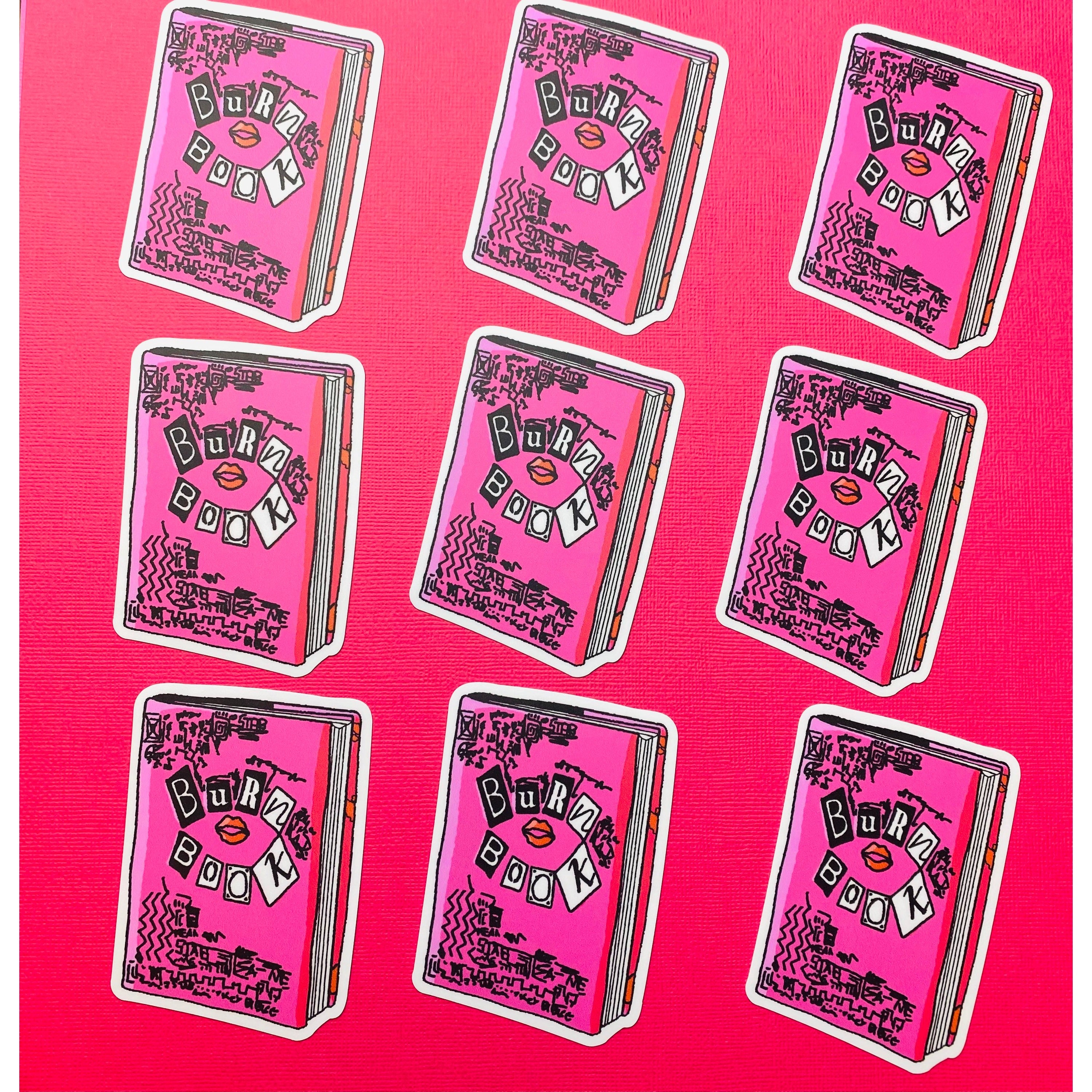 2000s Sticker 2000s Party Favor Burn Book Sticker – Ottos Grotto ...