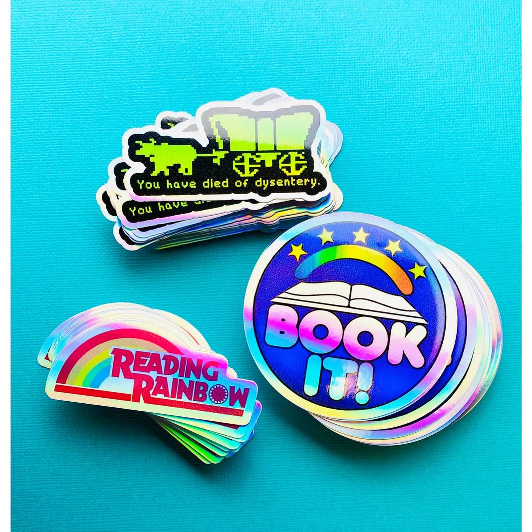 Eighties Kids Stickers – Ottos Grotto :: Stickers For Your Stuff